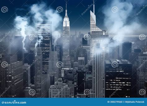 Environmental Problem Of Pollution Of Environment And Air In Cities Neural Network Ai Generated