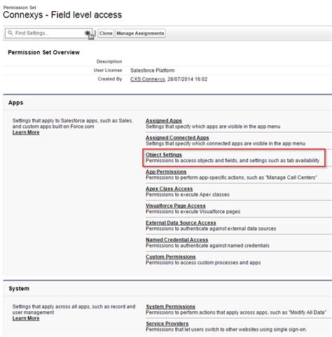 How To Clone A Permission Set Connexys Help