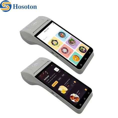 Handheld Portable Android POS System Android POS Terminal Receipt Printer Z Portable Android