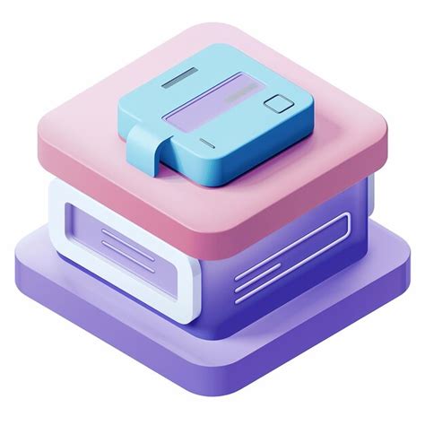 Premium Photo A Blue And Pink Printer With A Blue And Pink Cover