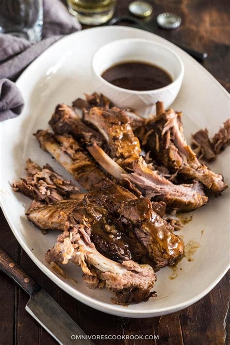 Slow Cooker Spare Ribs With Plum Glaze Omnivore S Cookbook