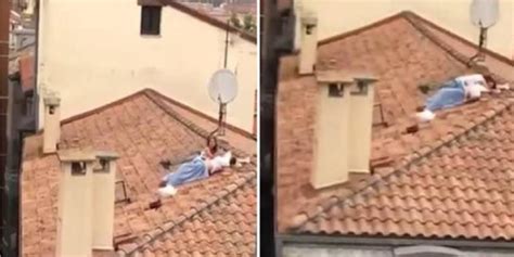 Pareja Es Captada Teniendo Relaciones Sexuales En Un Techo Metro