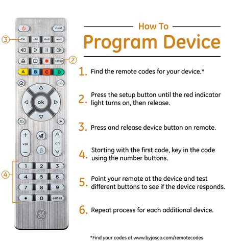Ge Universal Remote Search Code 11