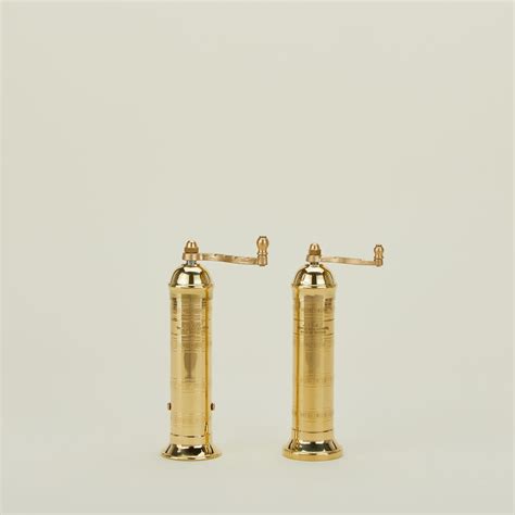 Brass Salt And Pepper Mill Hawkins New York