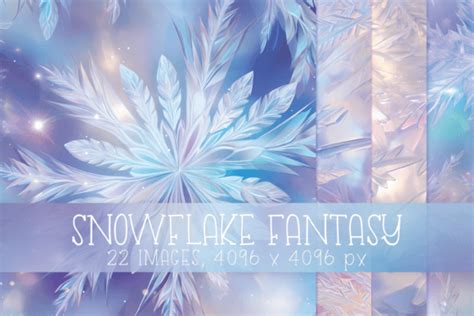 Snowflake Fantasy Pastel Backgrounds Graphic By Color Studio · Creative