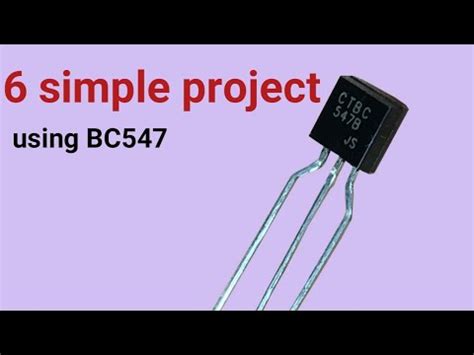 6 Simple BC547 Circuit YouTube