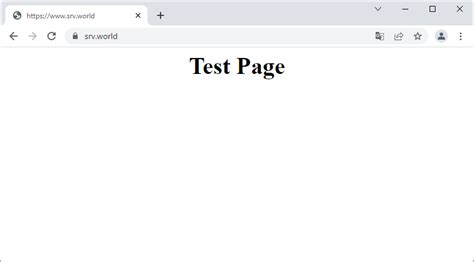 Almalinux 9 Apache D Configure Ssltls Server World