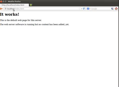 Web Server Pada Ubuntu Workshop Aplikasi Internet