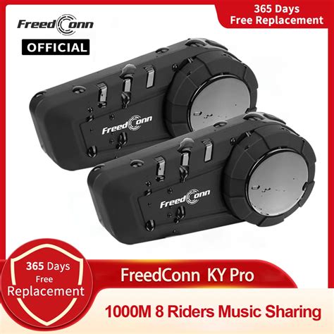 Freedconn Ky Pro 6 Rider Bluetooth Motorcycle Intercom