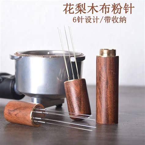 커피 탬퍼 에스프레소 파우더 교반기 스테인레스 스틸 바늘 분배기 레벨러 바리스타 액세서리 Wdt 도구 카페 교반 Aliexpress