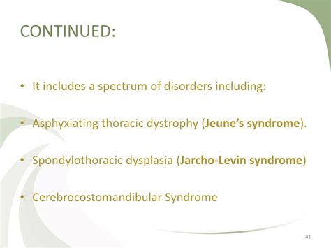 Congenital Chest Wall Abnormality Pptx
