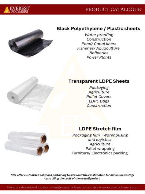 Construction Ldpe Sheet 250 Micron Pdf Polyethylene Pallet