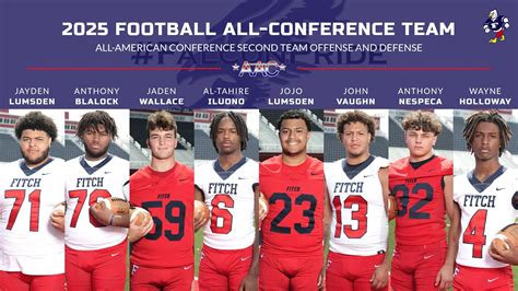 Falcons Put 21 On All Aac Football Team Austintown Fitch