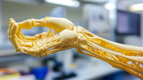3 D Printed Hand And Arm Model Stock Illustration Illustration Of Anatomy Human 390475070