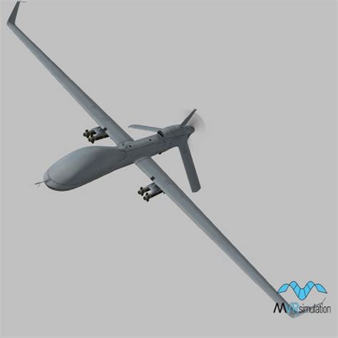 mq 1c er grey 3d model mvrsimulation