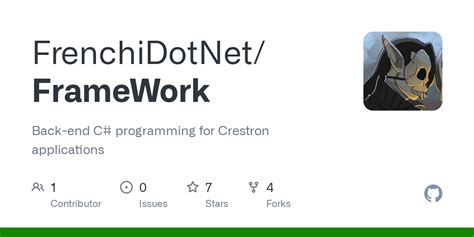 GitHub FrenchiDotNet FrameWork Back End C Programming For Crestron Applications