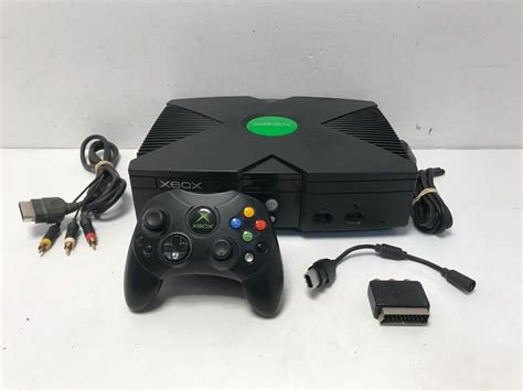 Microsoft Original Xbox Console With Controller Power Supply And Av