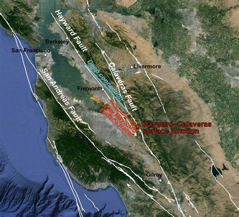 Calaveras Hayward Fault Link Means Potentially Larger Quakes Berkeley