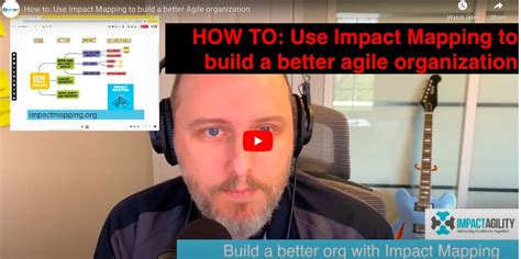 On Linkedin Vlog How To Use Impact Mapping To Build A