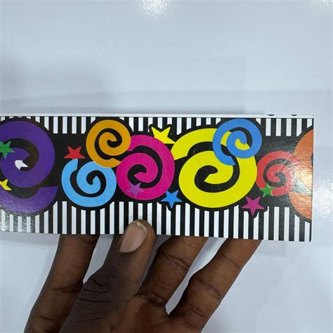 “colorful Spiral ” Classroom Paper Border Ebencuts