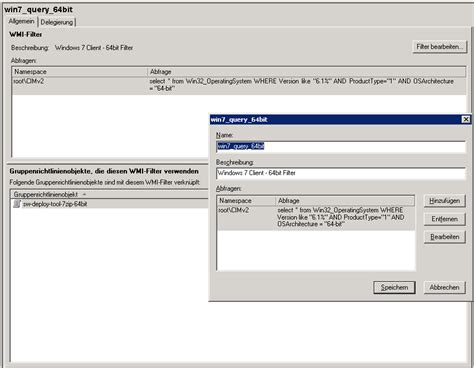 Willkommen Bei Schroeteredv Active Directory Gpo Richtlinie Mit Wmi Filter Auf 32bit Oder
