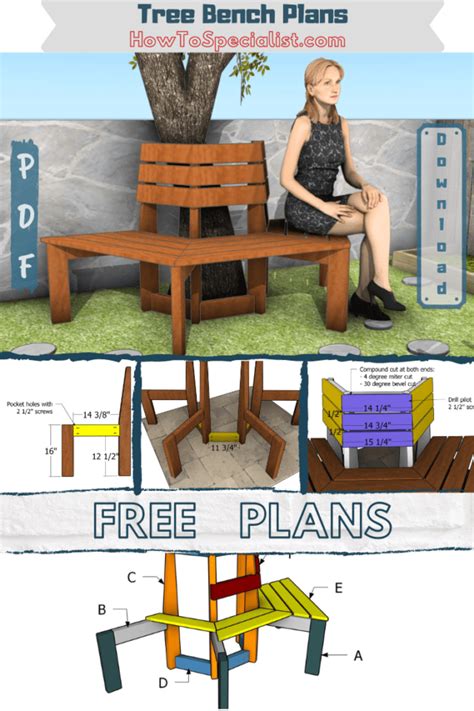 Around Tree Bench Plans Howtospecialist