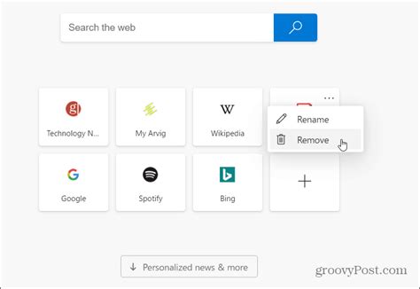 How To Customize The New Tab Page For Microsoft Edge Chromium
