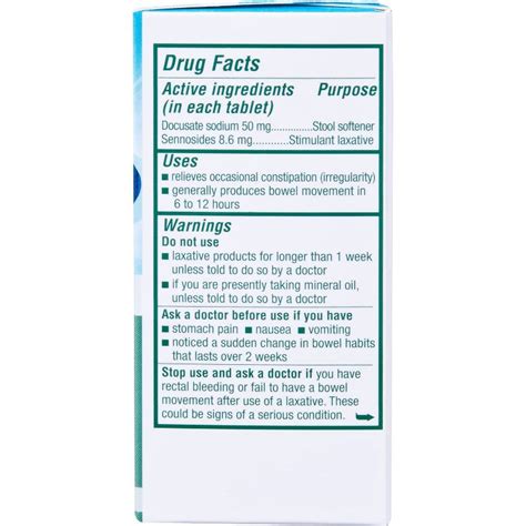 Buy Colace 2 In 1 Stool Softener Stimulant Laxative 60ct In United