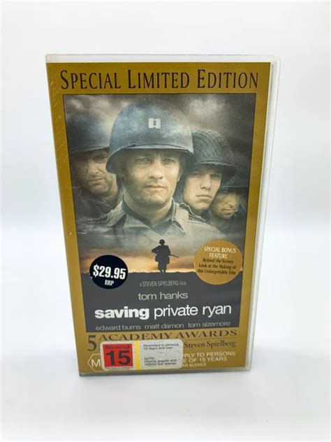 Saving Private Ryan Vhs Video Tape Special Edition Tom Hanks Steven