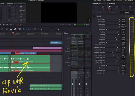 how to create keyframes in an audio effect that is applied on a clip level r davinciresolve