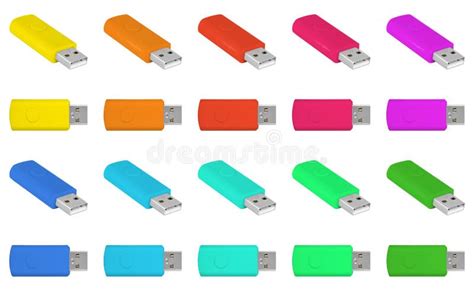 USB Flash Drive External Drive On A White Background Stock Photo Image Of Background Logo