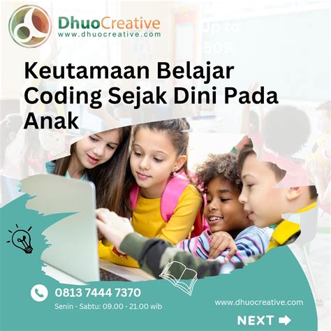 Keutamaan Belajar Coding Sejak Dini Dhuo Creative