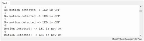 How To Use PIR Motion Sensor With Raspberry Pi Pico