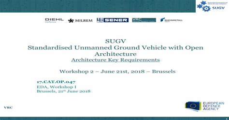 Pdf Sugv Standardised Unmanned Ground Vehicle With Open · Answer 6 Ugv Architecture