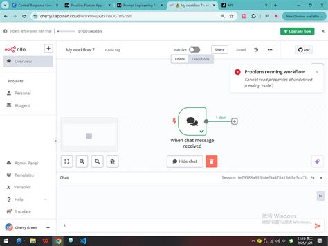Problem Running Workflow Cannot Read Properties Of Undefined Reading Node Questions
