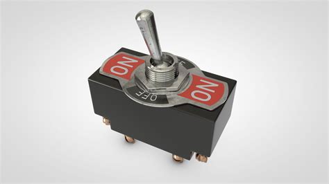 Old Toggle Switch 3d Model 19 C4d Free3d