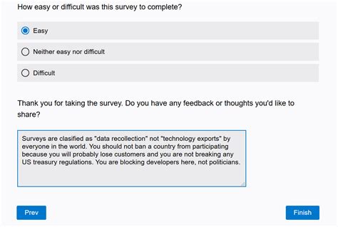 ¿por qué no puedo hacer la encuesta anual de stack overflow desde mi