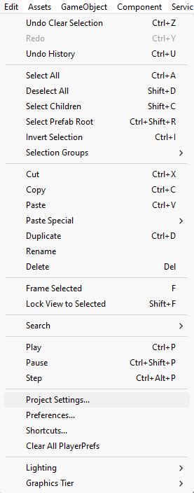 Project Settings Window Logic Toolkit Documentation