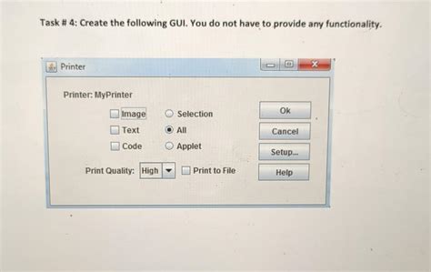 Solved Create The Folloing Ing Java And You Do Not