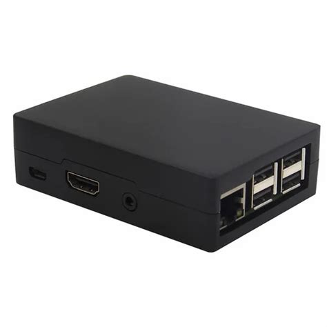 raspberry pi aluminum case black case metal enclosure compatible with