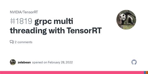 Grpc Multi Threading With Tensorrt · Issue 1819 · Nvidiatensorrt · Github