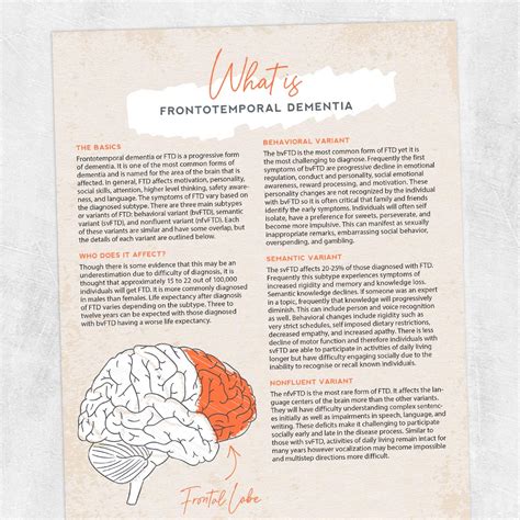What Is Frontotemporal Dementia Adult And Pediatric Printable Resources For Speech And