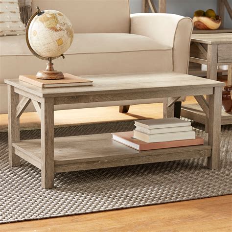 A Perfect Addition To Your Home The Farmhouse Rustic Coffee Table Coffee Table Decor