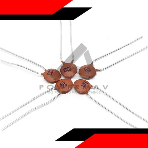 5pcs 10nf Ceramic Capacitor 001uf Powermav Electronics Store