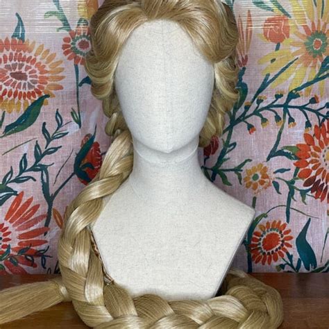 Rapunzel Inspired Hard Front Wig Tangled Cosplay Adult Etsy