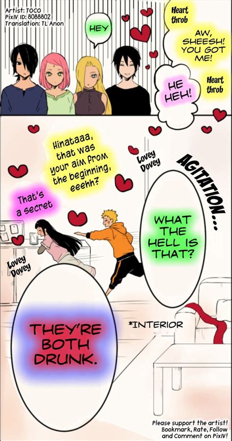 Naruhina Theyre Both Drunk Pg7 Naruhina Jealous Naruto Naruto