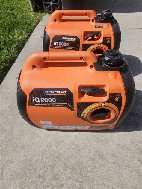 Selling 2 Generac Iq2000 Inverter Generator For Sale In Riverside Ca Offerup