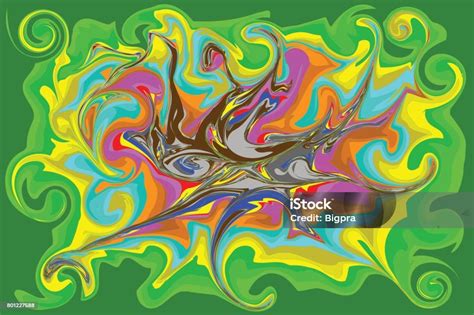 화려한 배경 추상화 하 고 파도 소용돌이입니다 복사 공간 추가 텍스트 Eps 10 벡터 일러스트 레이 션 곡선에 대한 스톡 벡터 아트 및 기타 이미지 Istock
