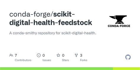 GitHub Conda Forge Scikit Digital Health Feedstock A Conda Smithy Repository For Scikit
