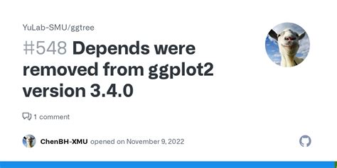 Depends Were Removed From Ggplot2 Version 340 · Issue 548 · Yulab